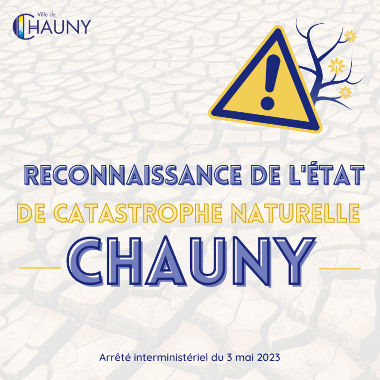 Reconnaissance De Létat De Catastrophe Naturelle Ville De Chauny